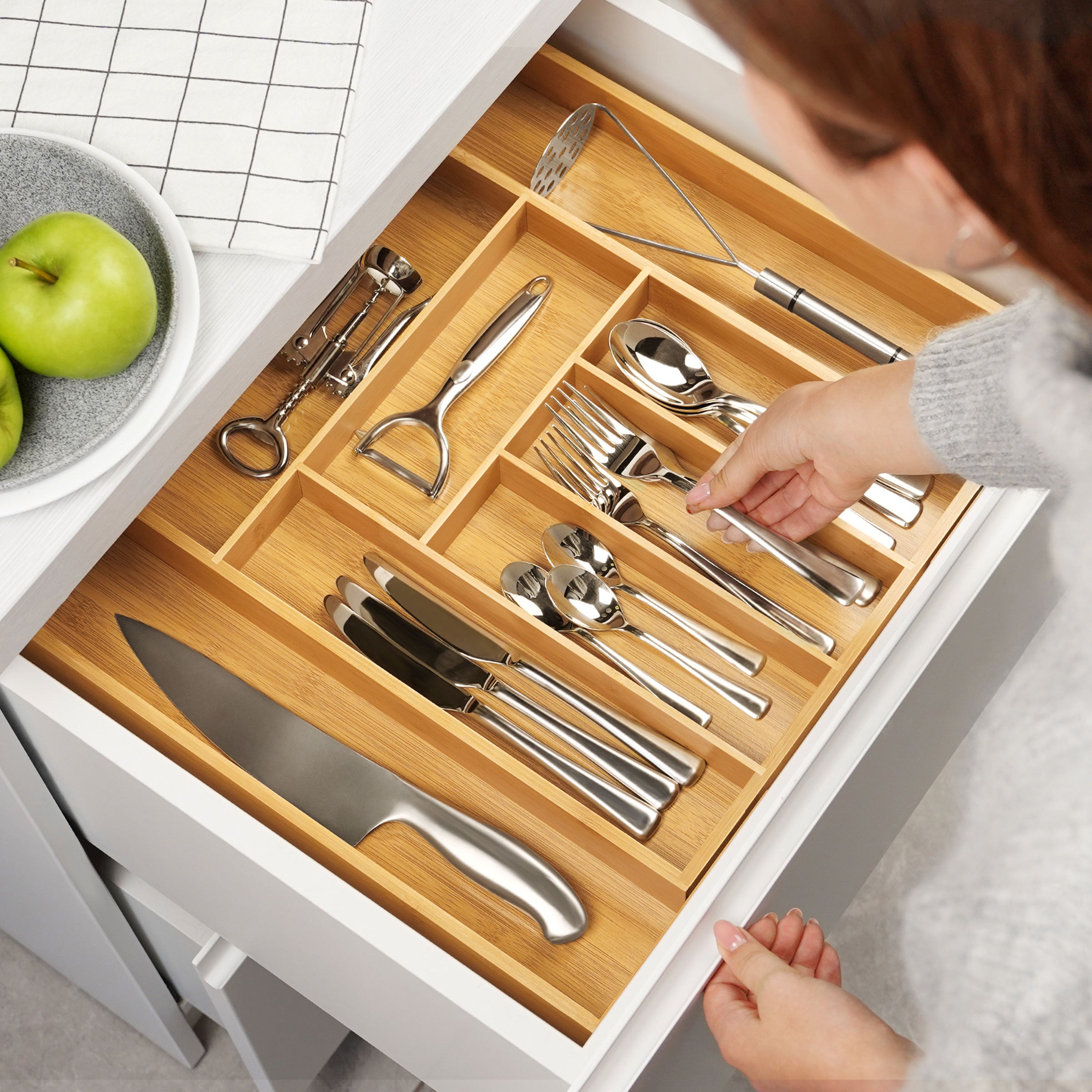 Silverware Drawer Organizer | Royal Craft Wood®