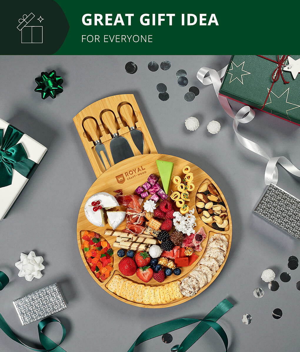 Round Cheese Board | Take Yours At Royal Craft Wood®