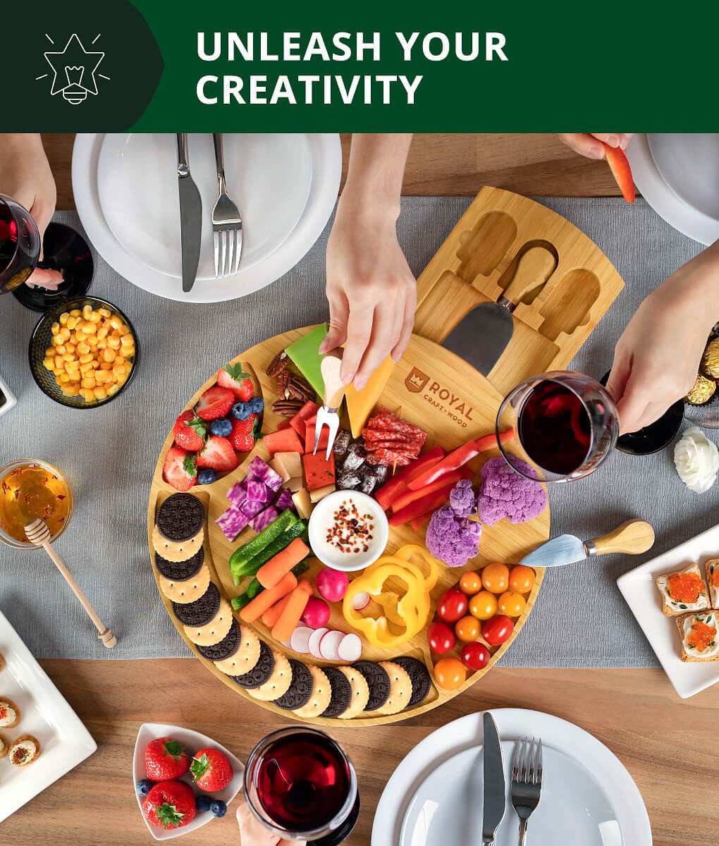 Round Cheese Board | Take Yours At Royal Craft Wood®